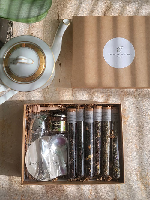 Sample Tea Box – Savory Blends Tea Co.